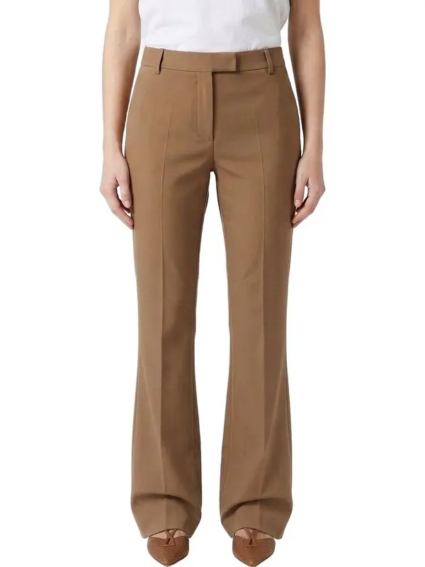 Max Mara Straight Leg Trousers - Green