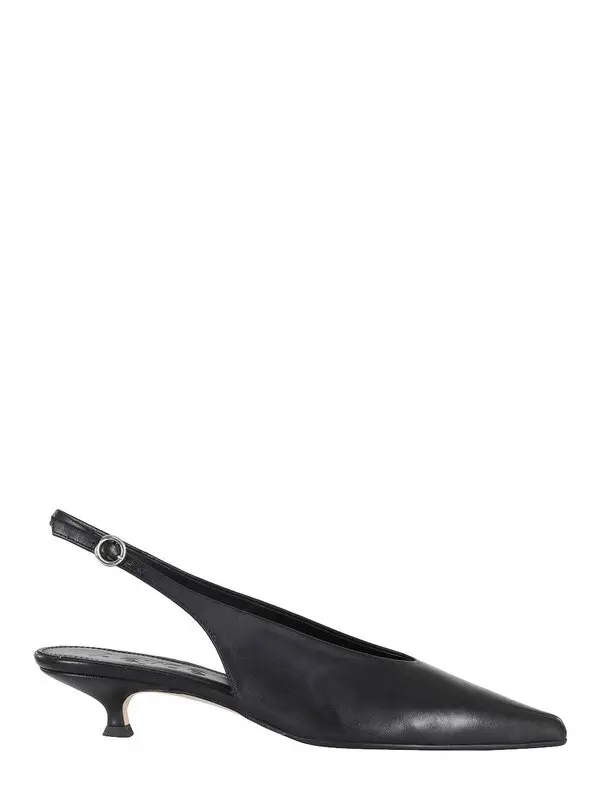 AeydĒ Pointed Slingback Pumps - Black