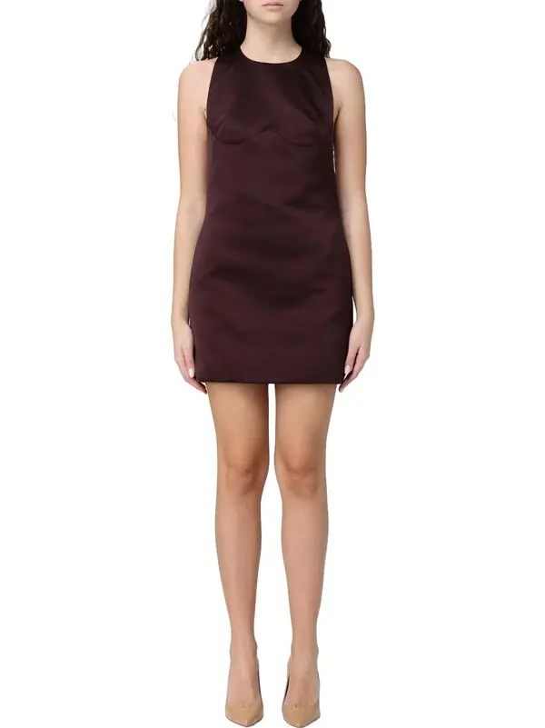 Elisabetta Franchi Sleeveless Mini Dress - Brown