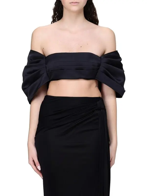 Elisabetta Franchi Off-the-shoulder Top - Black
