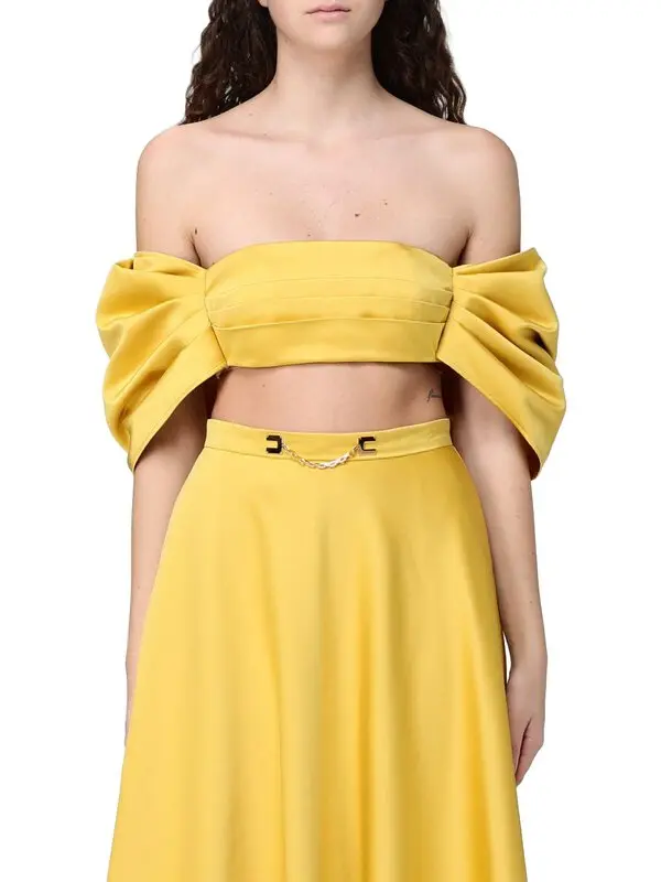Elisabetta Franchi Sleeveless Top - Yellow