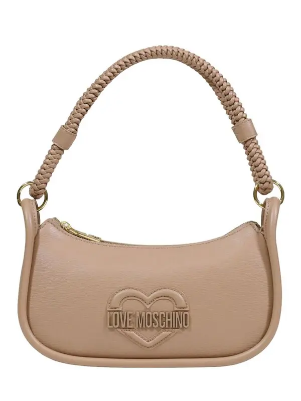 Moschino Braided Handle Mini Bag - Beige
