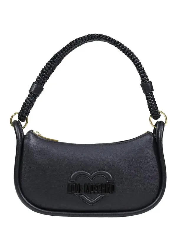 Moschino Braided Handle Mini Bag - Black