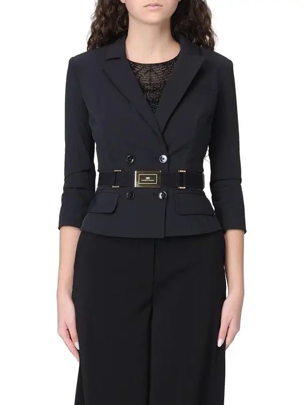 Elisabetta Franchi Jacket - Black
