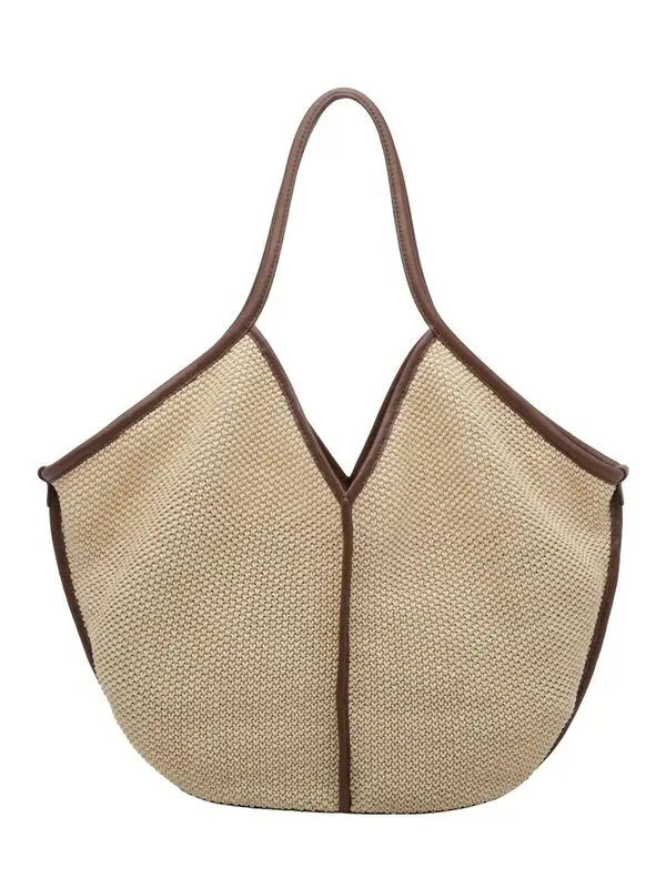 Hereu Calella Raffia Tote Bag - Beige