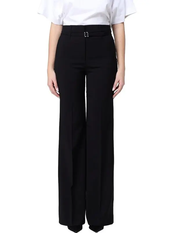Sportmax Tailored Wide Leg Trousers - Black