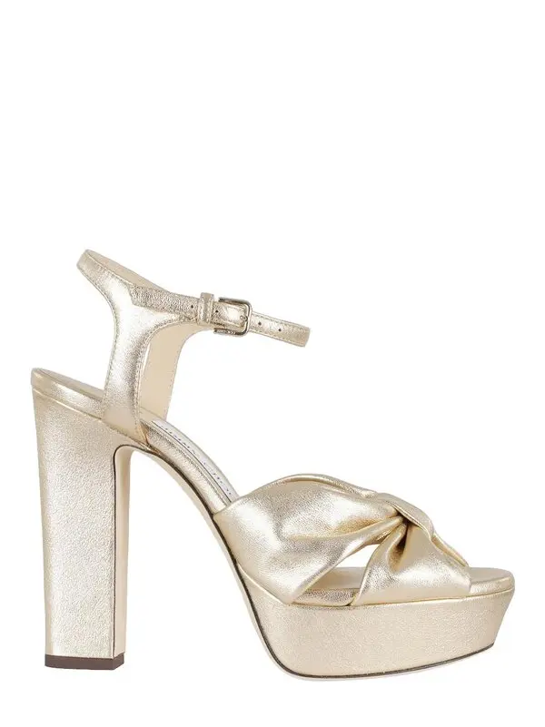JIMMY CHOO Heeled Sandal - Gold