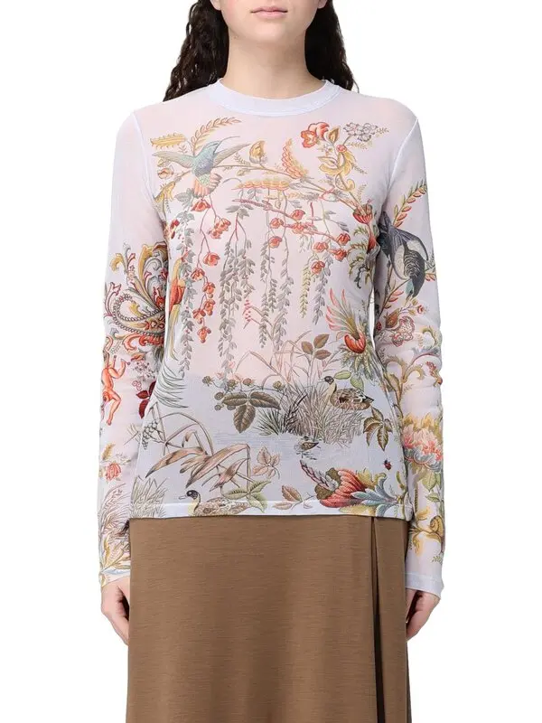 Etro Paisley Knit Top - White