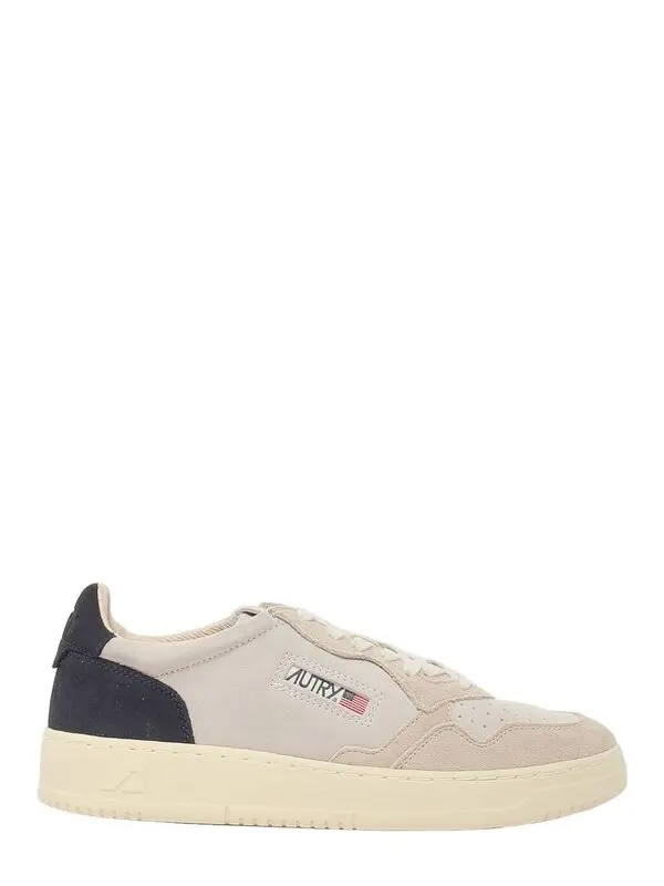 AUTRY Medalist Low Suede Sneakers - Beige