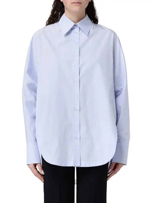 Sportmax Classic Cotton Poplin Shirt - Grey