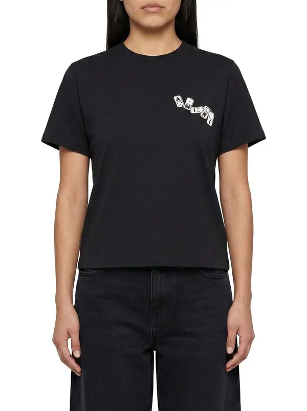 Amiri Printed Cotton T-shirt - Black