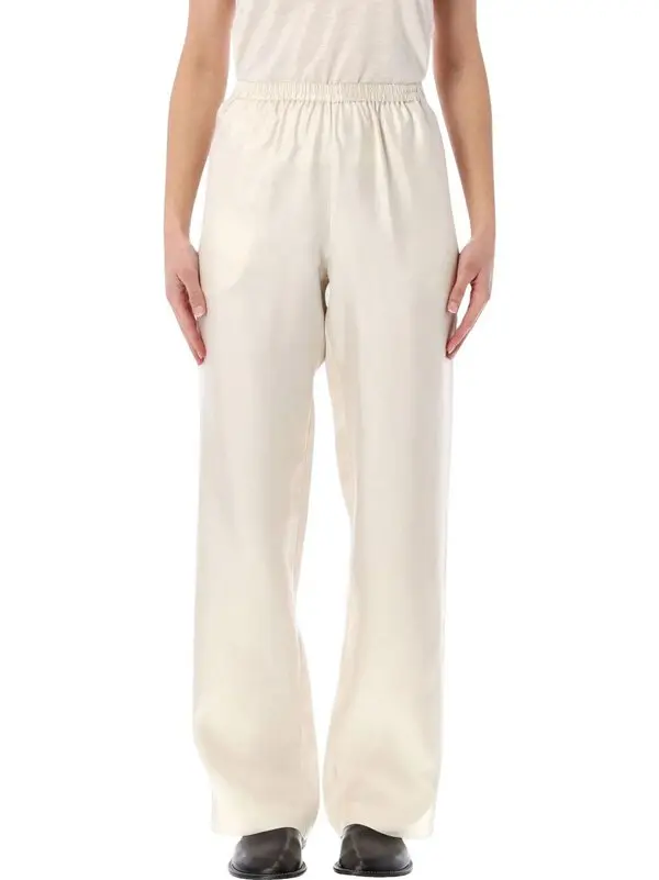LOU LOU STUDIO Wide Leg Trousers - White