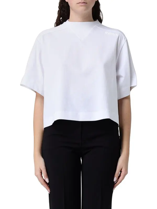 Sportmax Cropped T-shirt - White