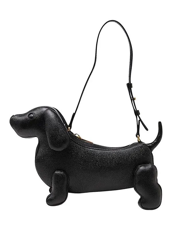 Thom Browne Dog-shaped Shoulder Bag - Black