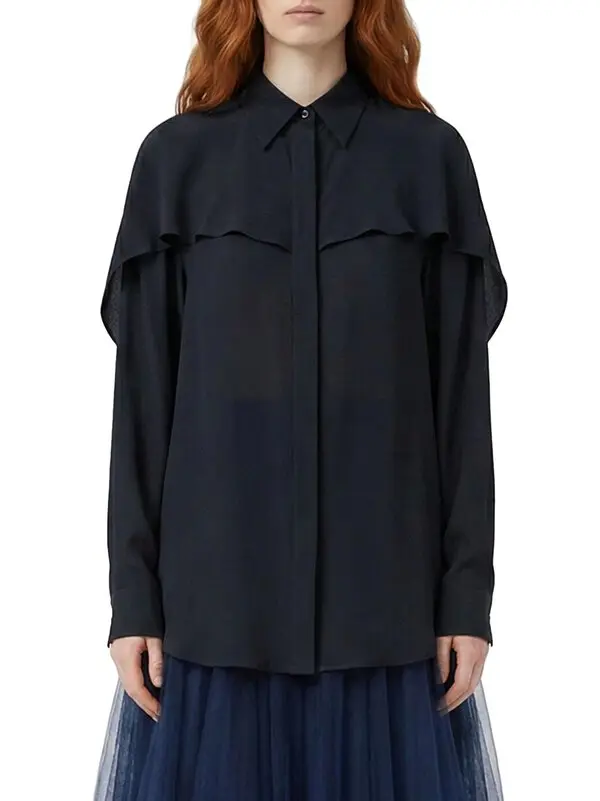 Fabiana Filippi Silk Blend Shirt - Blue