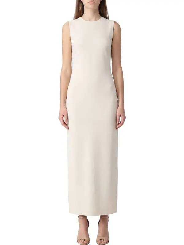 Max Mara Sleeveless Midi Dress - White