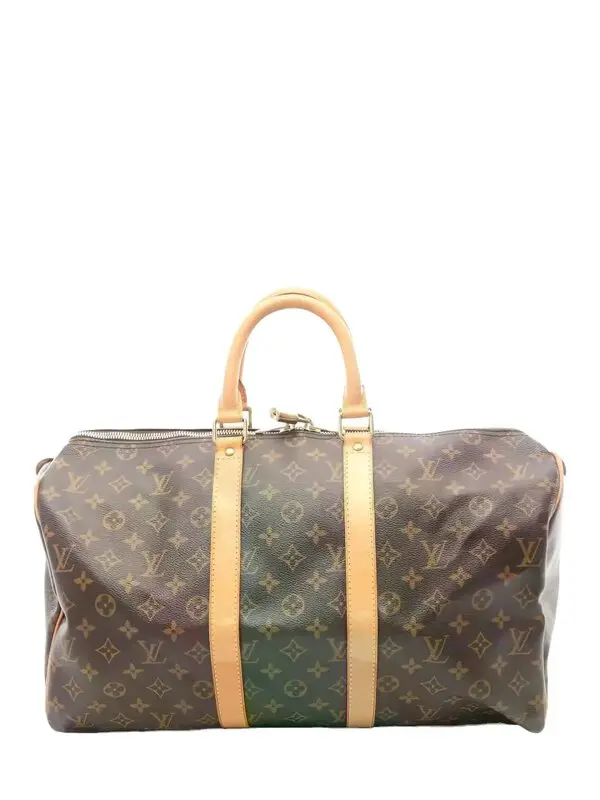 LOUIS VUITTON 2004 Monogram Boston Bag - Brown