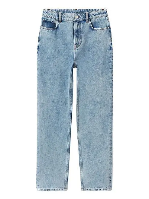 Claudie Pierlot Washed Slim Denim Jeans - Blue Denim