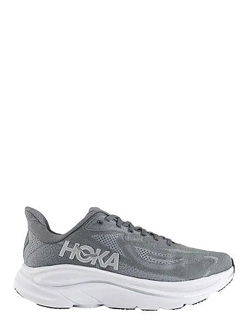 DECKERS HOKA Clifton Mesh Trainers - Asteroid Silver