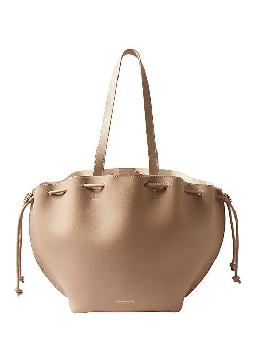 Claudie Pierlot Grained-texture Leather Tote Bag - Beige