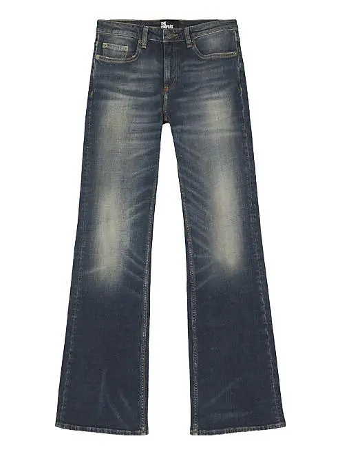 The Kooples Bootcut Regular-fit Denim Jeans - Medium Blue