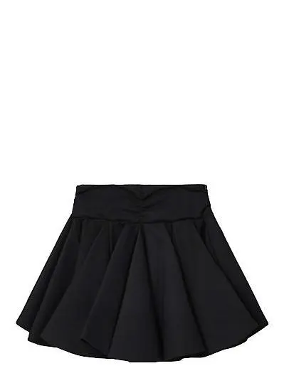ALLSAINTS Tulip Gathered-waist Mini Skirt - Black