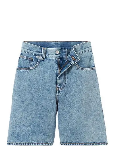 Claudie Pierlot Straight-leg Denim Shorts - Blue Denim