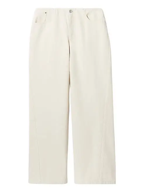 Claudie Pierlot Wide-leg Denim Jeans - Off White Denim
