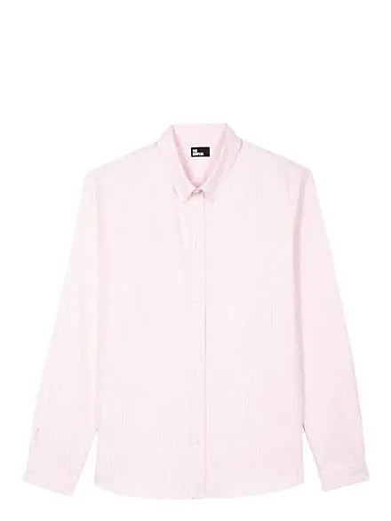 The Kooples Striped Slim-fit Cotton Shirt - Pink - Blue