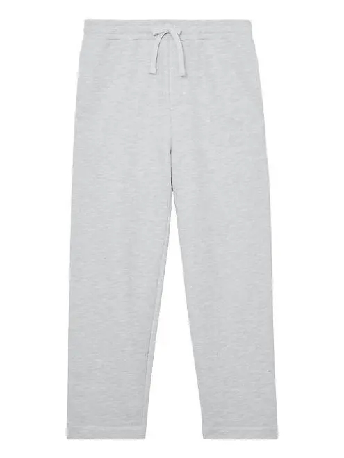 REISS Tanner Drawstring-waist Cotton-blend Jogging Bottoms Xxl - Grey Melange