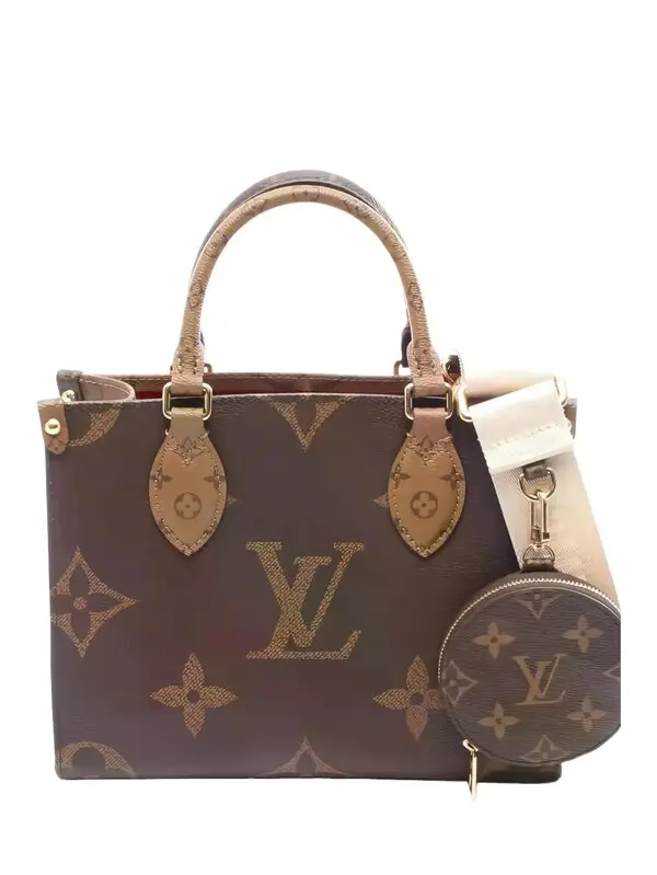 LOUIS VUITTON Onthego Pm Tote - Brown