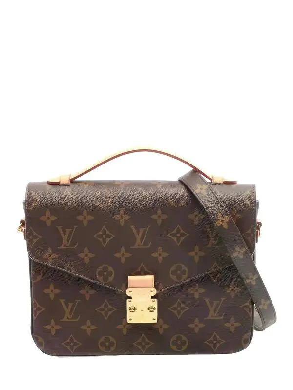 LOUIS VUITTON 2017 Mm Metis Monogram Handbag - Brown