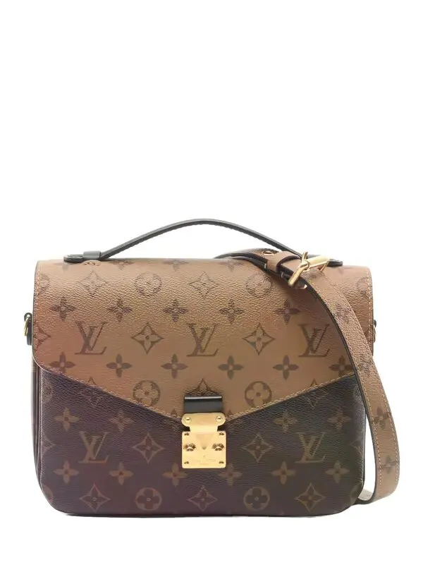 LOUIS VUITTON 2010 Mm Metis Monogram Tote Bag - Brown