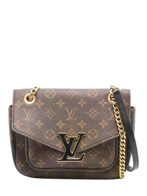 LOUIS VUITTON 2021 Passy Monogram Shoulder Bag - Brown