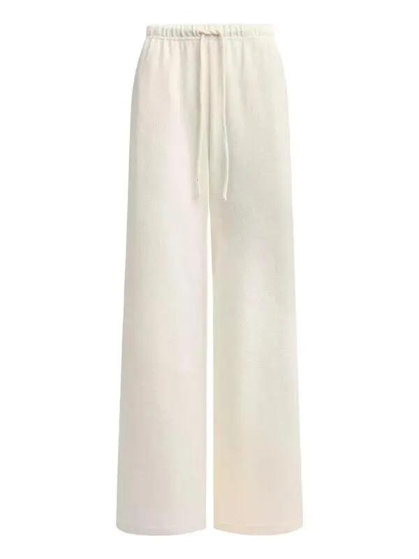 12 STOREEZ Textured Trousers - White