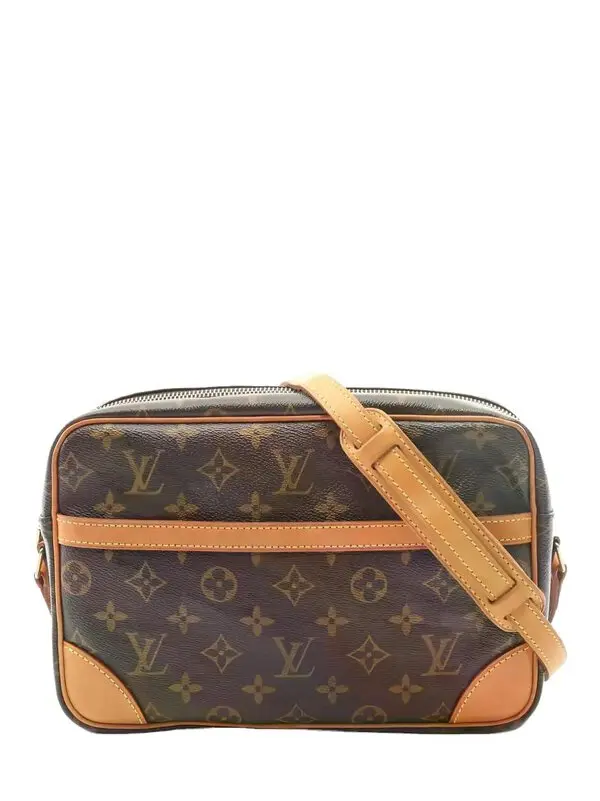 LOUIS VUITTON 2002 Monogram Trocadero 27 Shoulder Bag - Brown