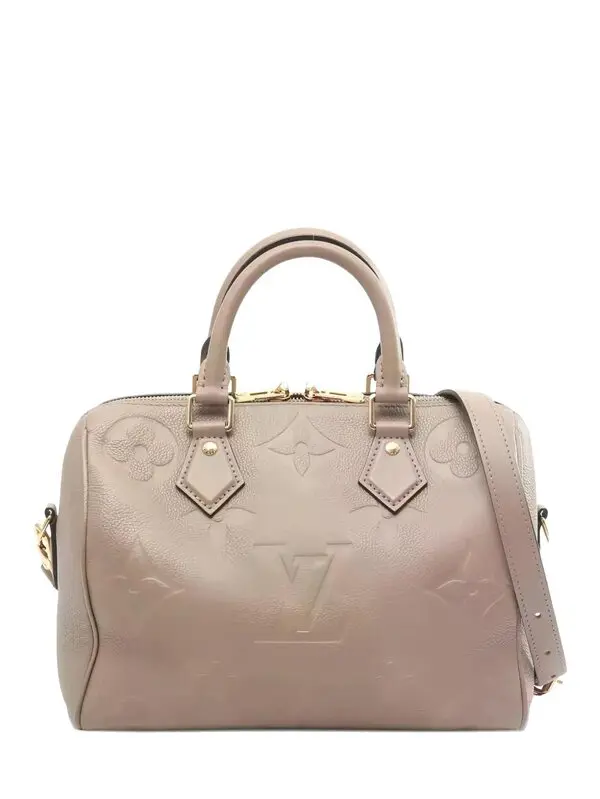 LOUIS VUITTON 2010s 25 Speedy Bandoulière Tote Bag - Neutrals