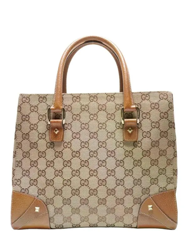 Gucci Gg Canvas Handbag - Neutrals