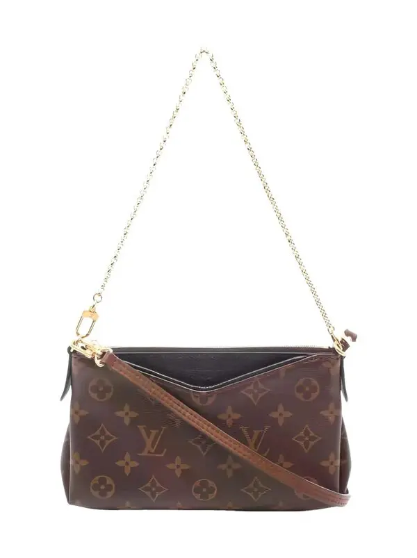 LOUIS VUITTON 2017 Pallas Monogram Shoulder Bag - Brown