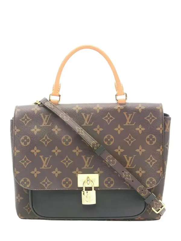 LOUIS VUITTON 2018 Marignan Patterned Satchel - Brown