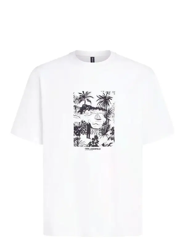 Karl Lagerfeld Graphic-print T-shirt - White