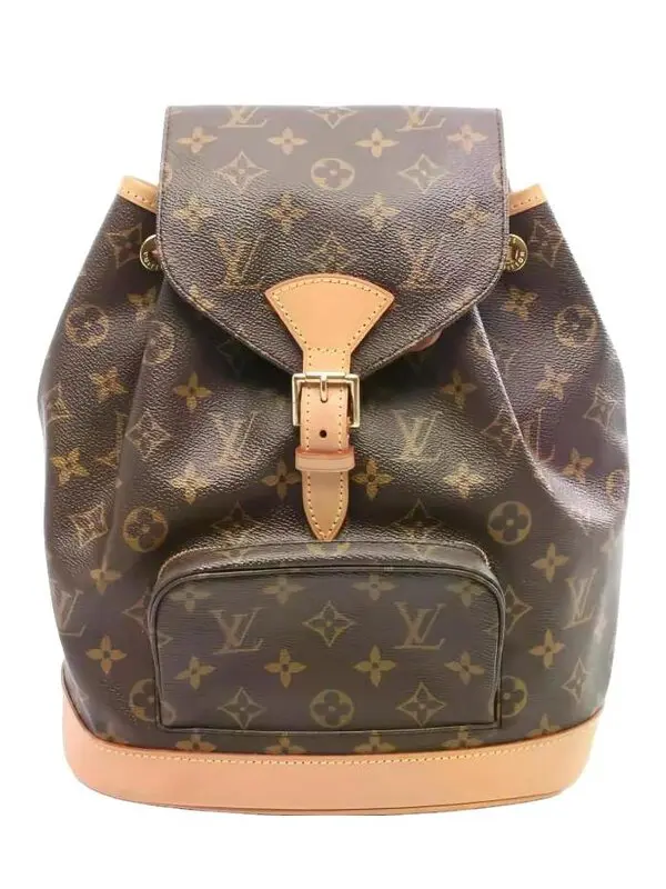 LOUIS VUITTON 1997 Mm Montsouris Monogram Backpack - Brown