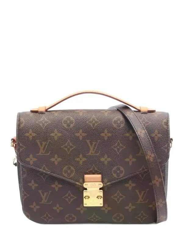 LOUIS VUITTON 2021 Mm Metis Monogram Leather Handbag - Brown