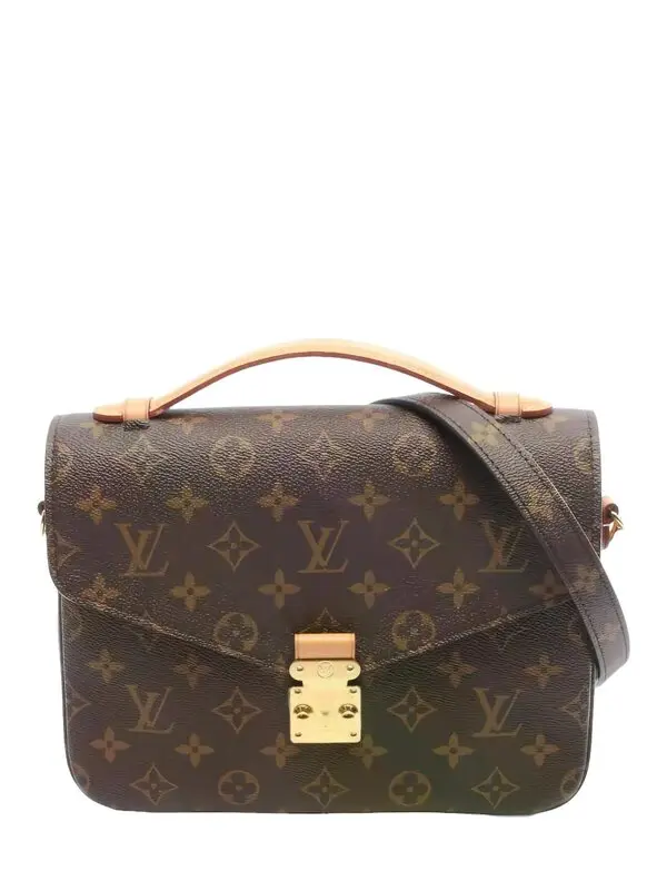 LOUIS VUITTON Mm Métis Monogram Satchel - Brown