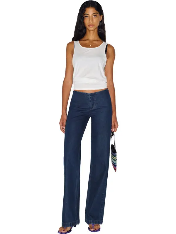 REFORMATION Talissa Stretch Jeans - Blue