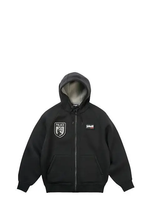 PALACE Schott Bonded Fleece Hoodie - Black