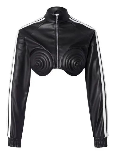 Adidas X Jeremy Scott Leather Jacket - Black