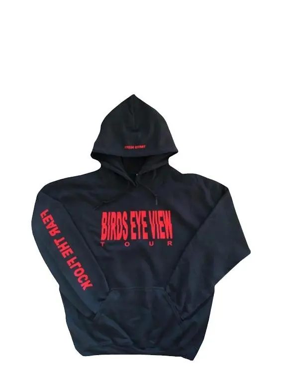 TRAVIS SCOTT Bird's Eye View Fear The Flock Hoodie - Black
