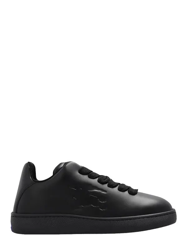 Burberry Leather Box Sneakers - Black