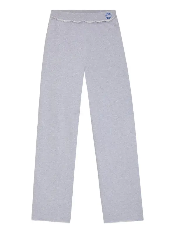 Hugo Logo-waistband Tracksuit Bottoms - Light Grey